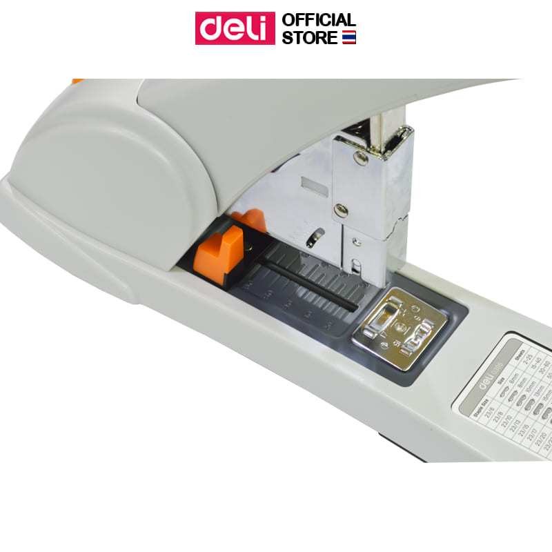 Deli 0395 Heavy Duty Stapler เครื่องเย็บกระดาษ รุ่นประหยัดแรง 210 แผ่น ...