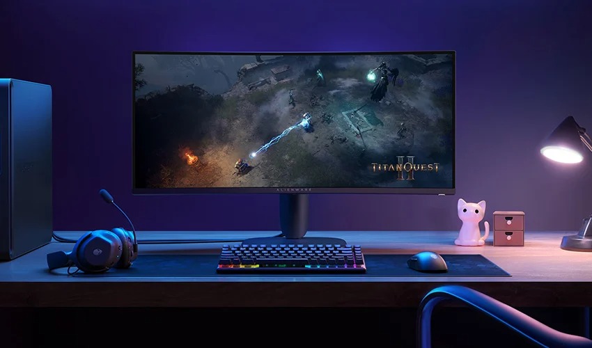 MONITOR (จอมอนิเตอร์) DELL ALIENWARE AW3425DWM - 34 INCH VA 2K 180Hz ...
