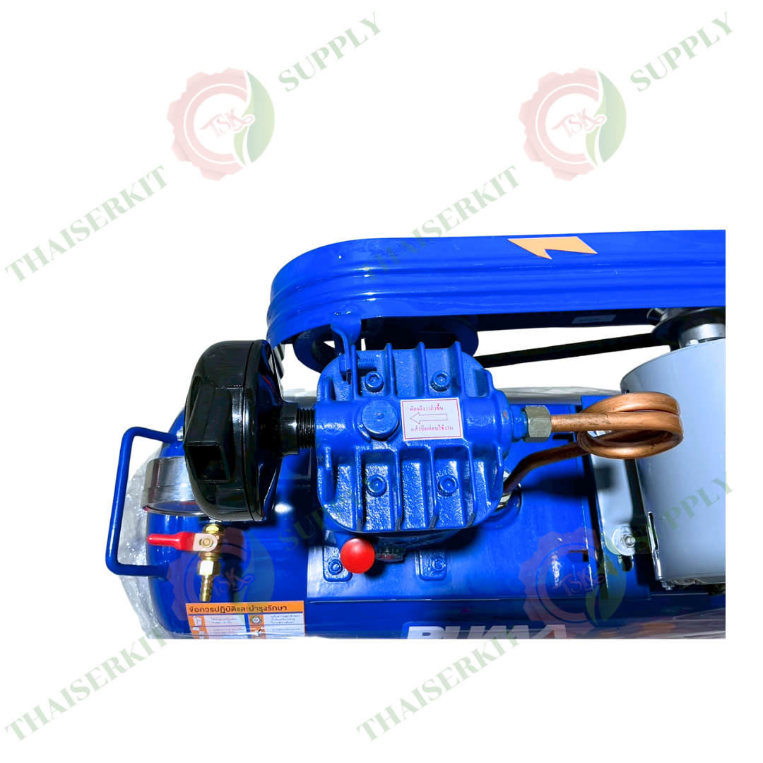 PUMA ปั๊มลมสายพาน รุ่น PP1-PPM220V 1HP 220V. ถัง 36 ลิตร ของแท้ 100% พร้อมส่ง | Shopee Thailand