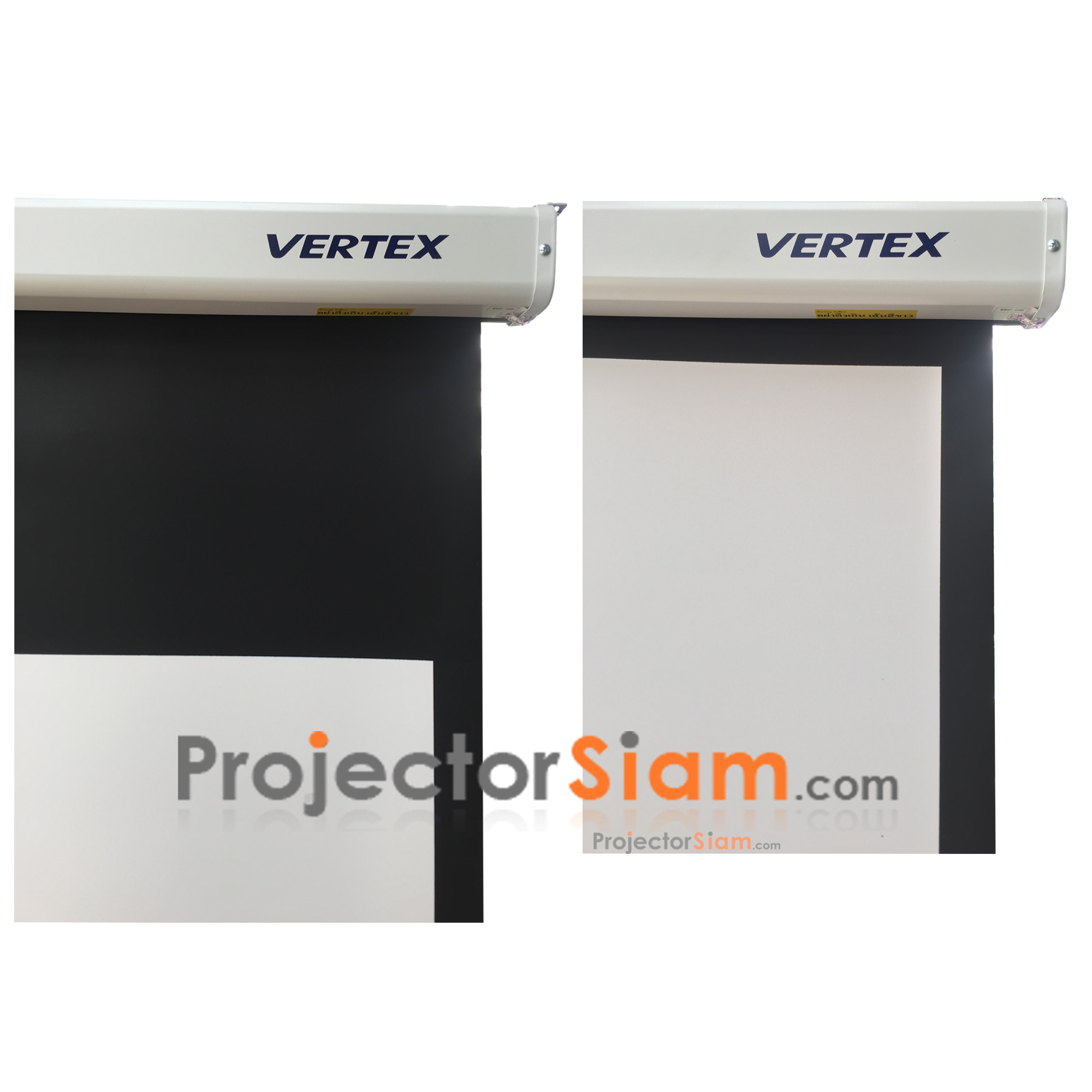 Vertex Wall Screen 100 นิ้ว 16:10 จอโปรเจคเตอร์ รุ่น จอแขวนมือดึง (53 x ...