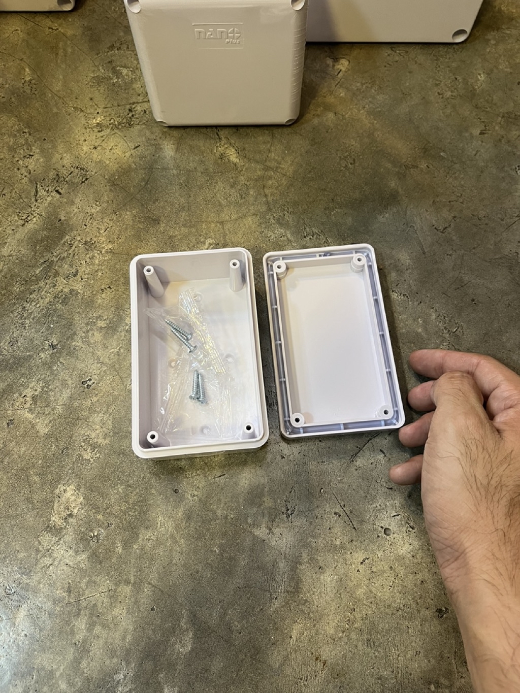 Nanoกล่องกันน้ำพลาสติก/บ็อกกันน้ำ/บ็อกแยกสาย/บ็อกพักสาย/Junctionboxขนาด2x4,4x4,5x10,6x6,6x8,8x8 ...