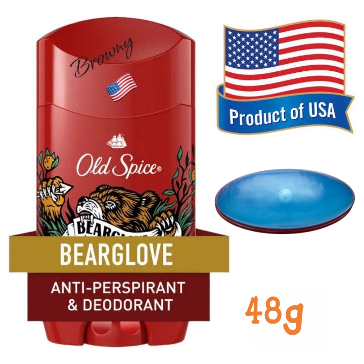 【ready】หอมสะอาดOld Spice โรลออน ระงับกลิ่นกาย ของแท้ 100% Captain สีขาว/Bearglove สีฟ้า/ Swagger ...