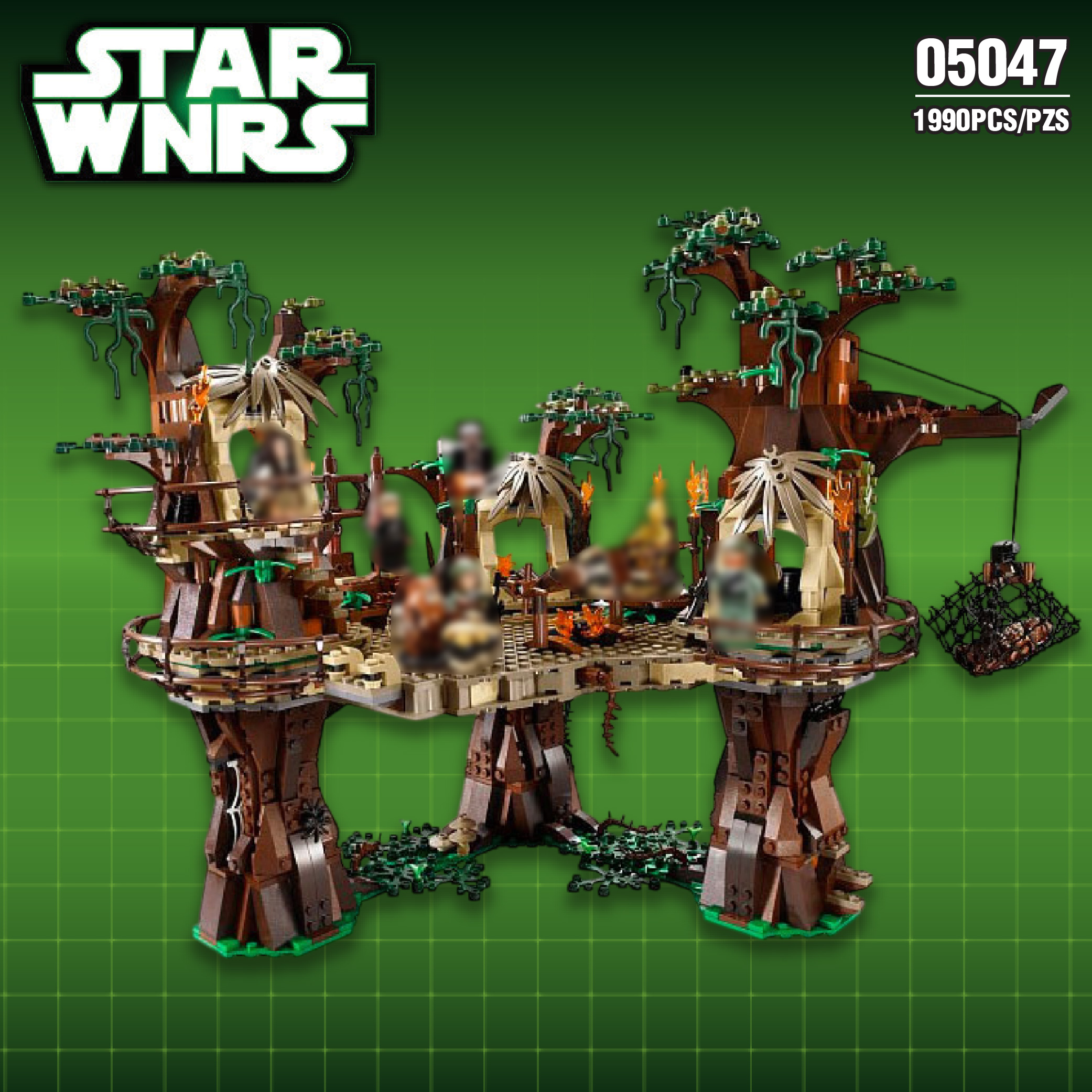 ตัวต่อ 05047 Star Wnrs หมู่บ้านอีว็อค Ewok จำนวน 1990 ชิ้น ของสะสม ...