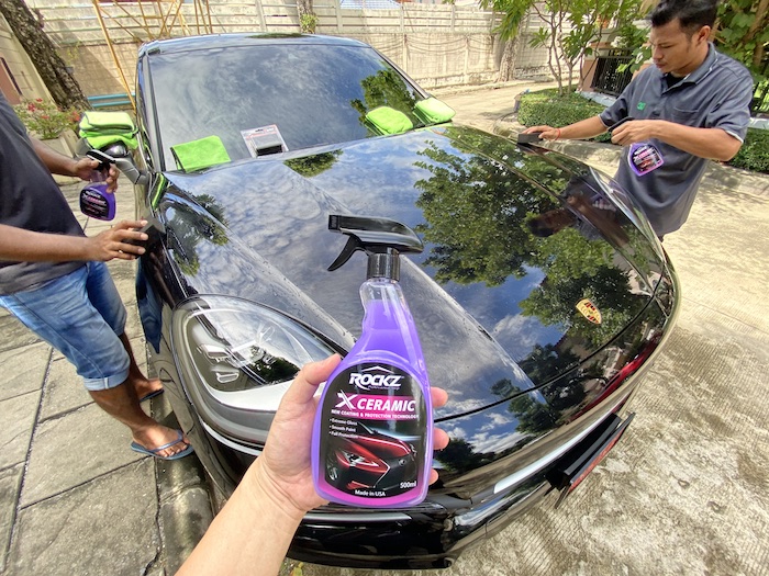 ROCKZ X CERAMIC (3in1) Extra ใหม่ล่าสุด น้ำยาเคลือบเงา สเปรย์เคลือบแก้ว ...