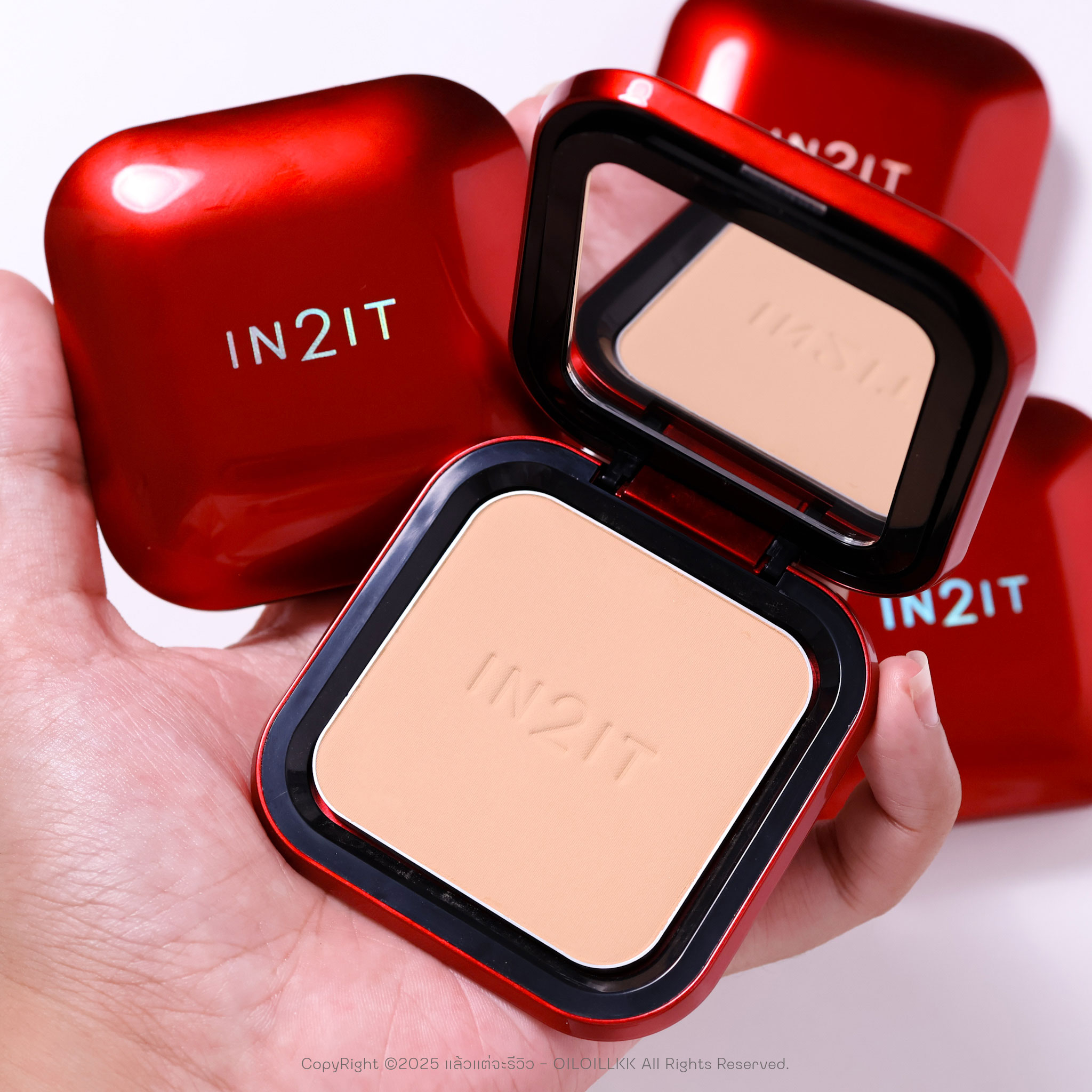 IN2IT Ultra Smooth Powder Pact SPF35 PA+++ แป้งแดงสายแกลม [USP ...