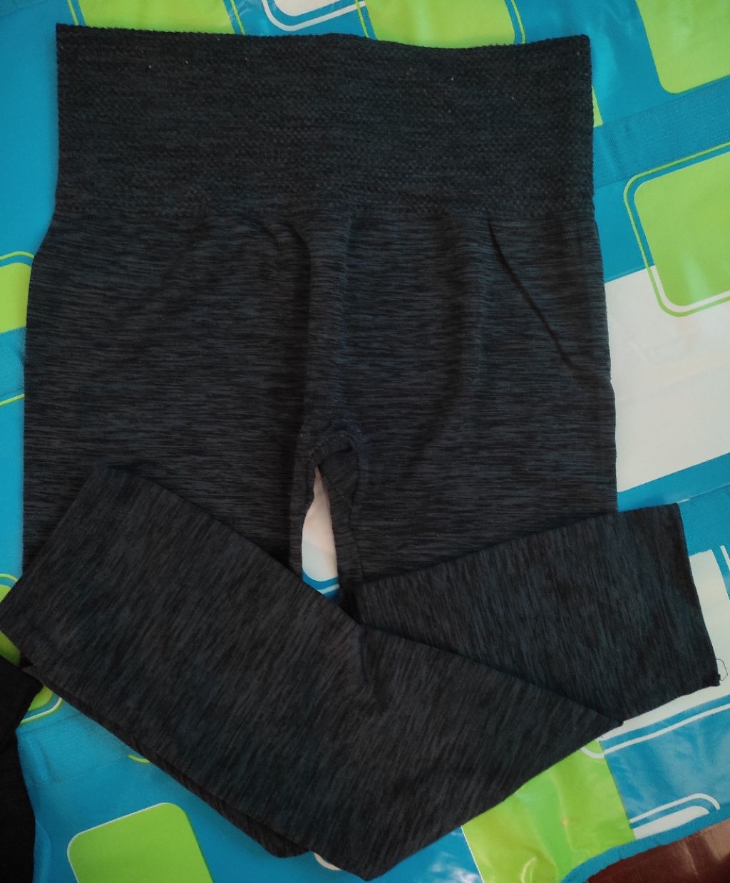 กางเกง legging ขอบสูงเก็บพุง เลกกิ้งสีทึบ ลองจอน | Shopee Thailand