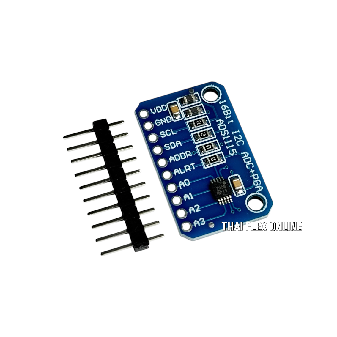 ADS1115 16-bit ADC Module I2C / IIC โมดูลแปลงอนาล็อกเป็นดิจิตอล ความ ...