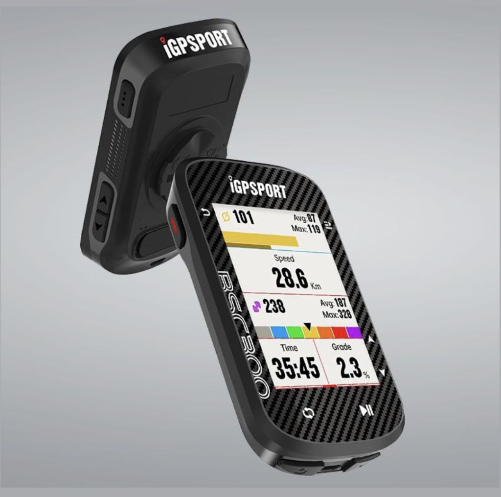 ไมล์จักรยาน IGPSPORT BSC300T Ultra-thin GPS Bike Computer with ...