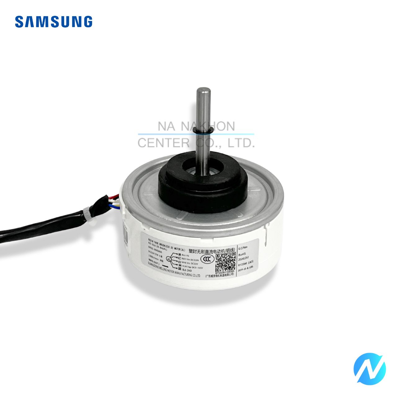 มอเตอร์คอยล์เย็น มอเตอร์แฟนคอยล์ อะไหล่แอร์ อะไหล่แท้ SAMSUNG รหัส DB31 ...