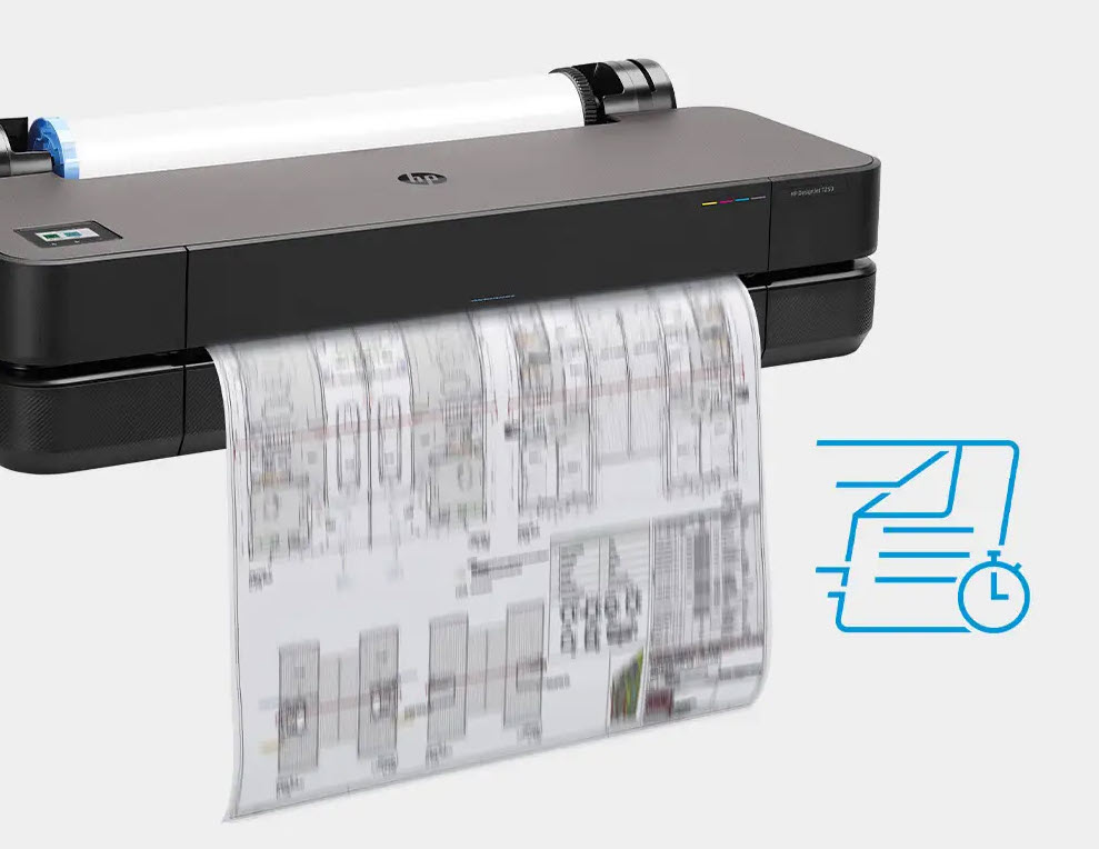 HP DesignJET รุ่น T230 Plotter Printer 24 นิ้ว เครื่องพิมพ์แบบแปลน ...