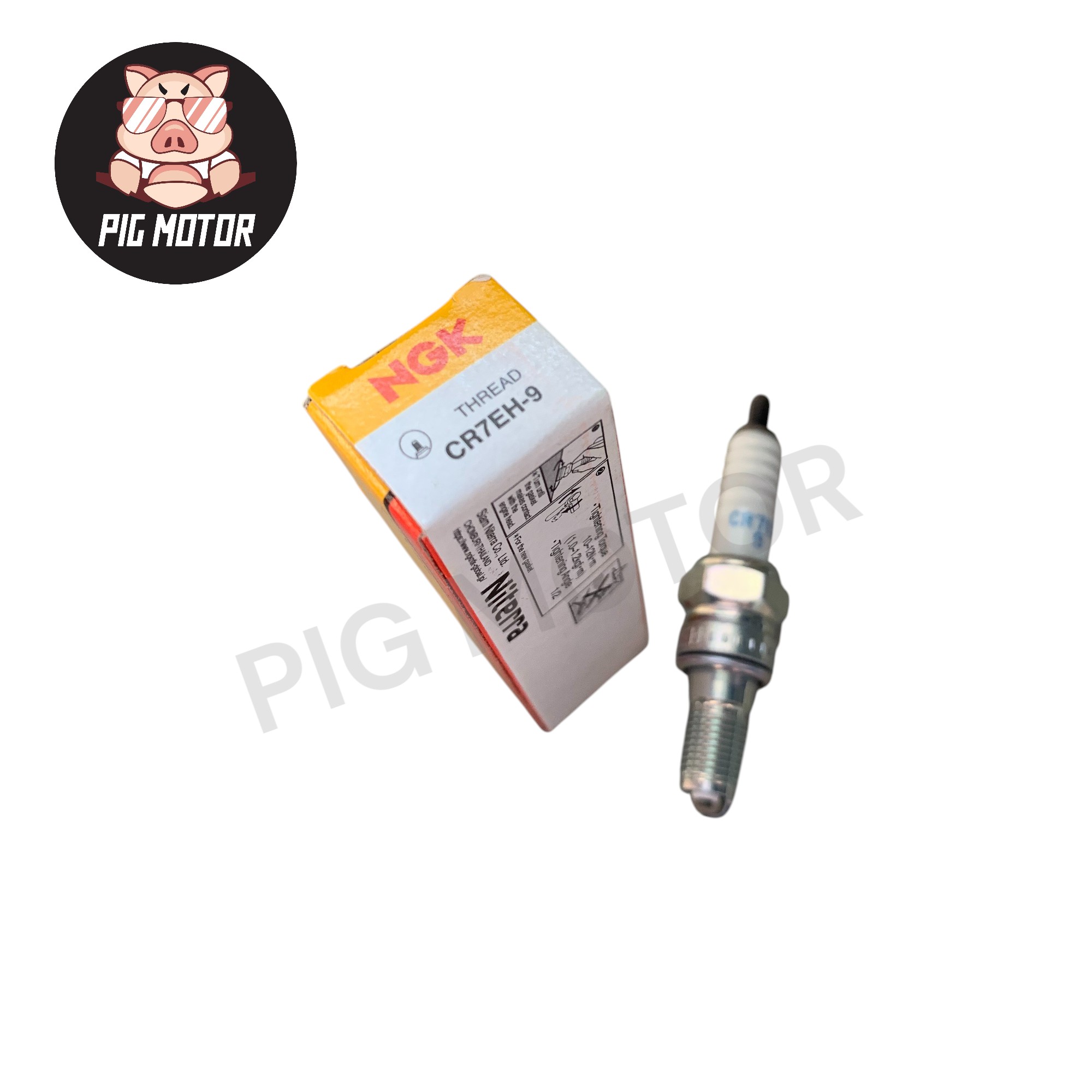 หัวเทียน CR7EH-9 NGK แท้100% ( 4 จังหวะ เกลียวยาว ) CLICK/CLICK คาร์บู/CLICKเก่า/CLICK PLAY ...