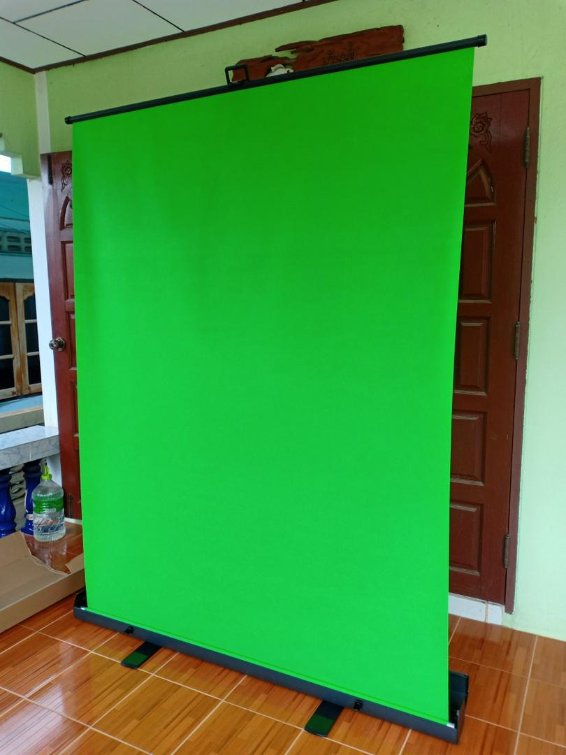 150X200 ฉากเขียว green screen ฉากถ่ายรูป ไลฟ์สด สตรีมเกมส์ กรีนสกรีน ...