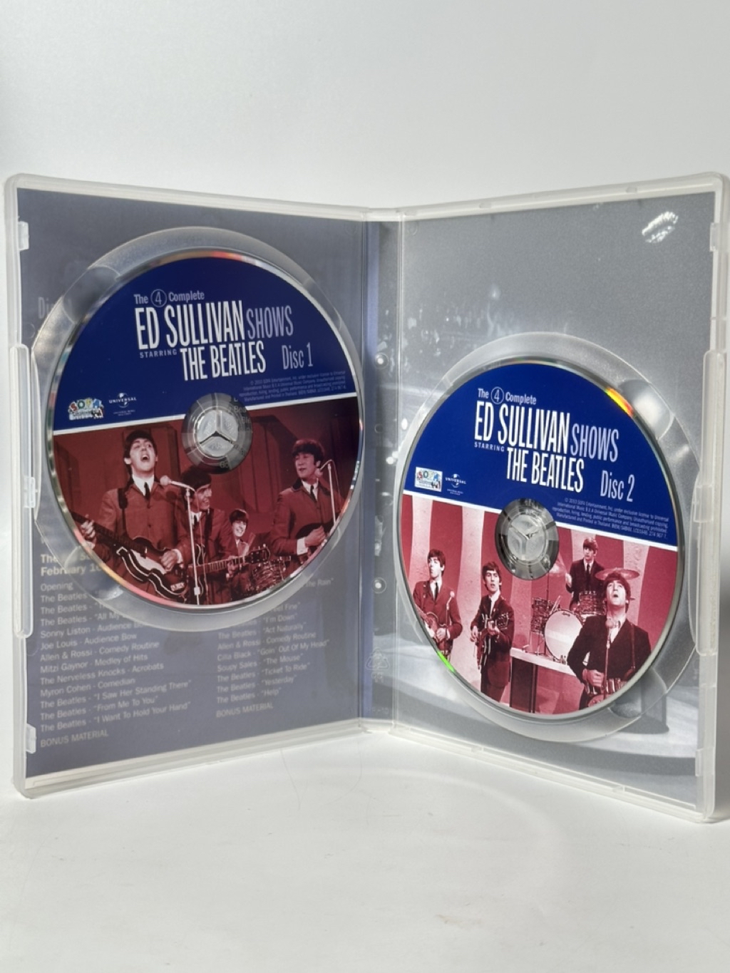 DVD The 4) Complete ED SULLIVAN SHOWS STARRING THE BEATLES 2 disc ...