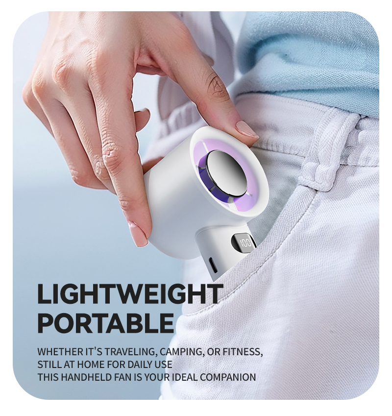 Electrolux พัดลมมือถือ USB แรงลมสูง ไฟสีรุ้ง พัดลมเงียบ แบตในตัว 2000mAh ปรับแรงลมอิสระ | Shopee ...