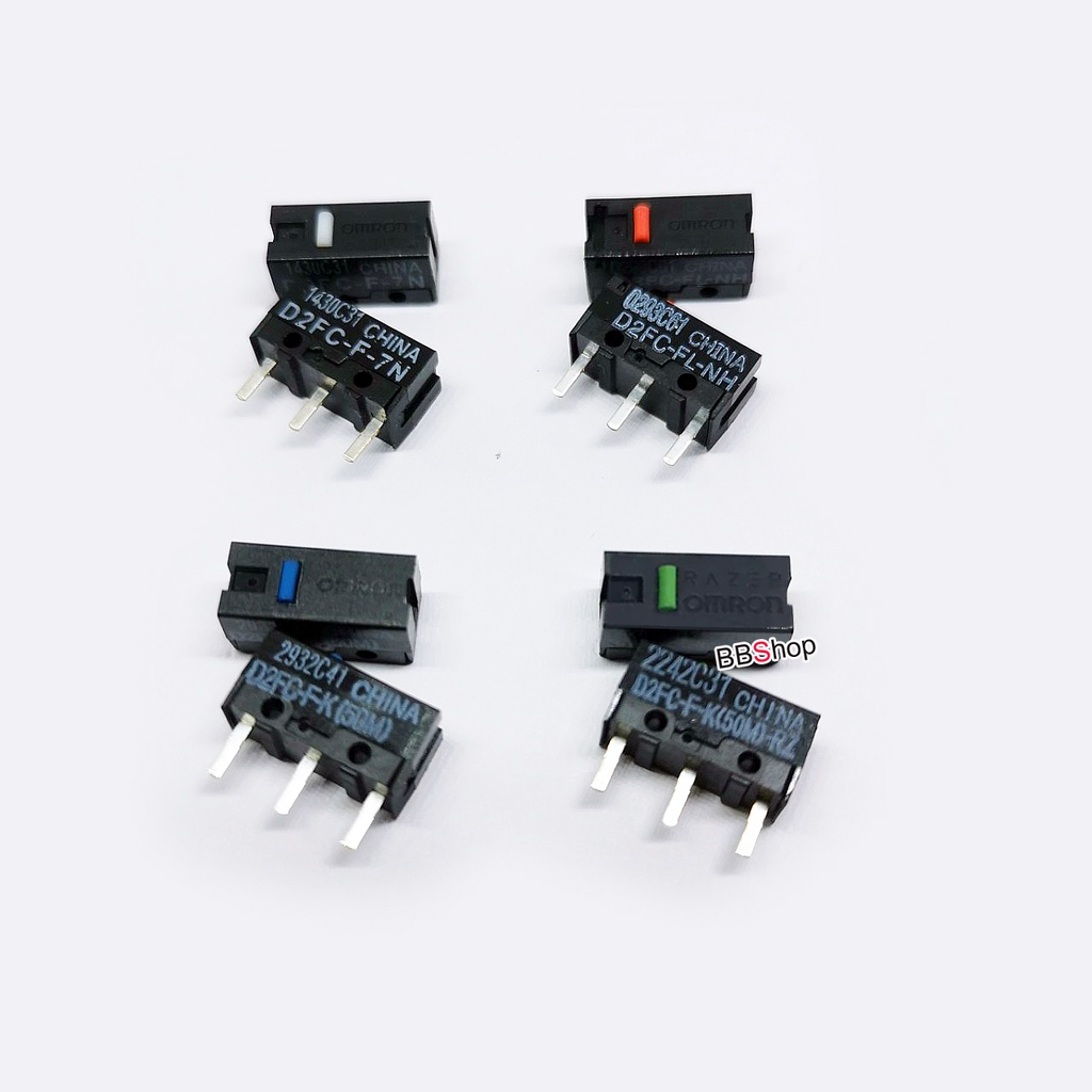 Omron อะไหล่เปลี่ยนปุ่มกดเม้าส์ Silent แบบเงียบ D2FC-F-7N D2FC-FL-NH ...