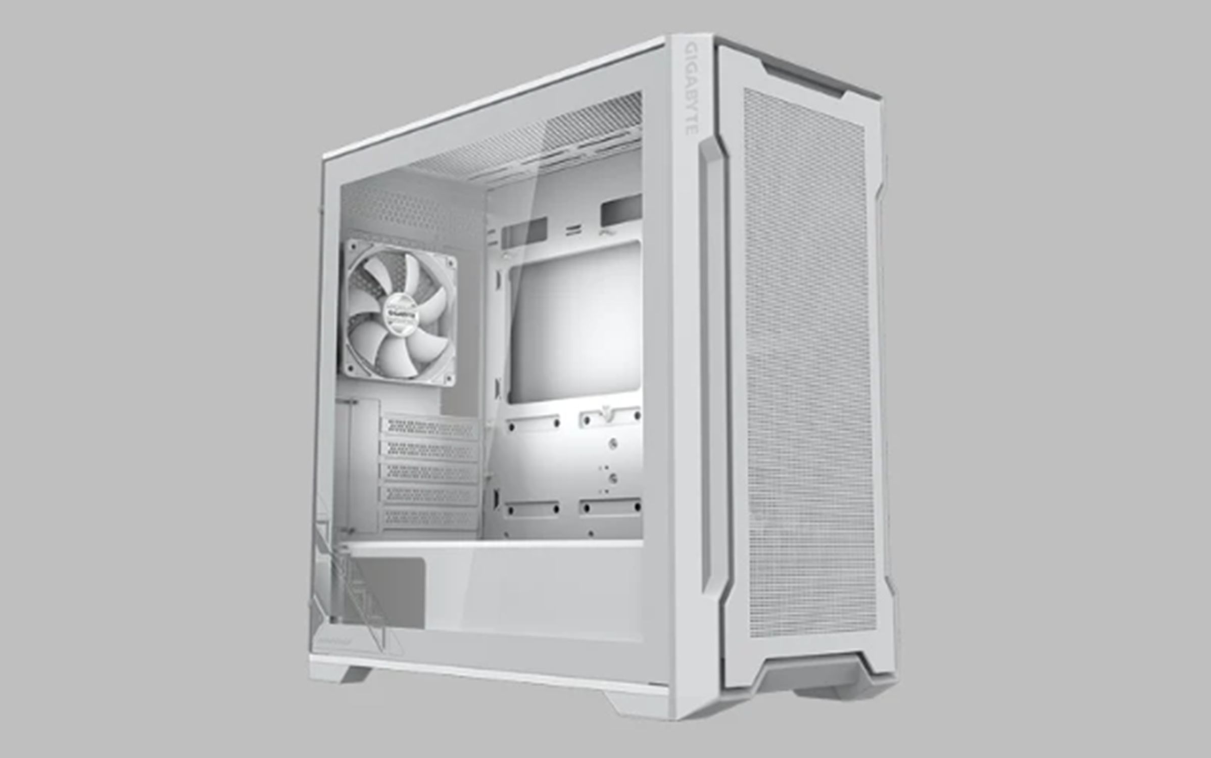 CASE (เคส) GIGABYTE C102 GLASS ICE (WHITE) (MICRO-ATX) (GB-C102GI ...