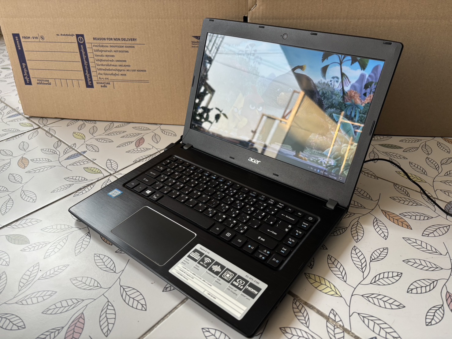 Acer Aspire E5 475 core i3 gen6 6006u 2.0ghz Ram 4 G HD 500 G จอ 14 ...