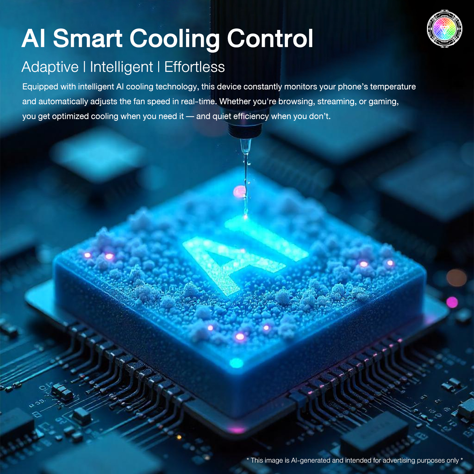 EAKER พัดลมระบายความร้อน กำลังไฟ 27W เย็นจนเป็นน้ำแข็ง เกมเมอร์ต้องมี ...