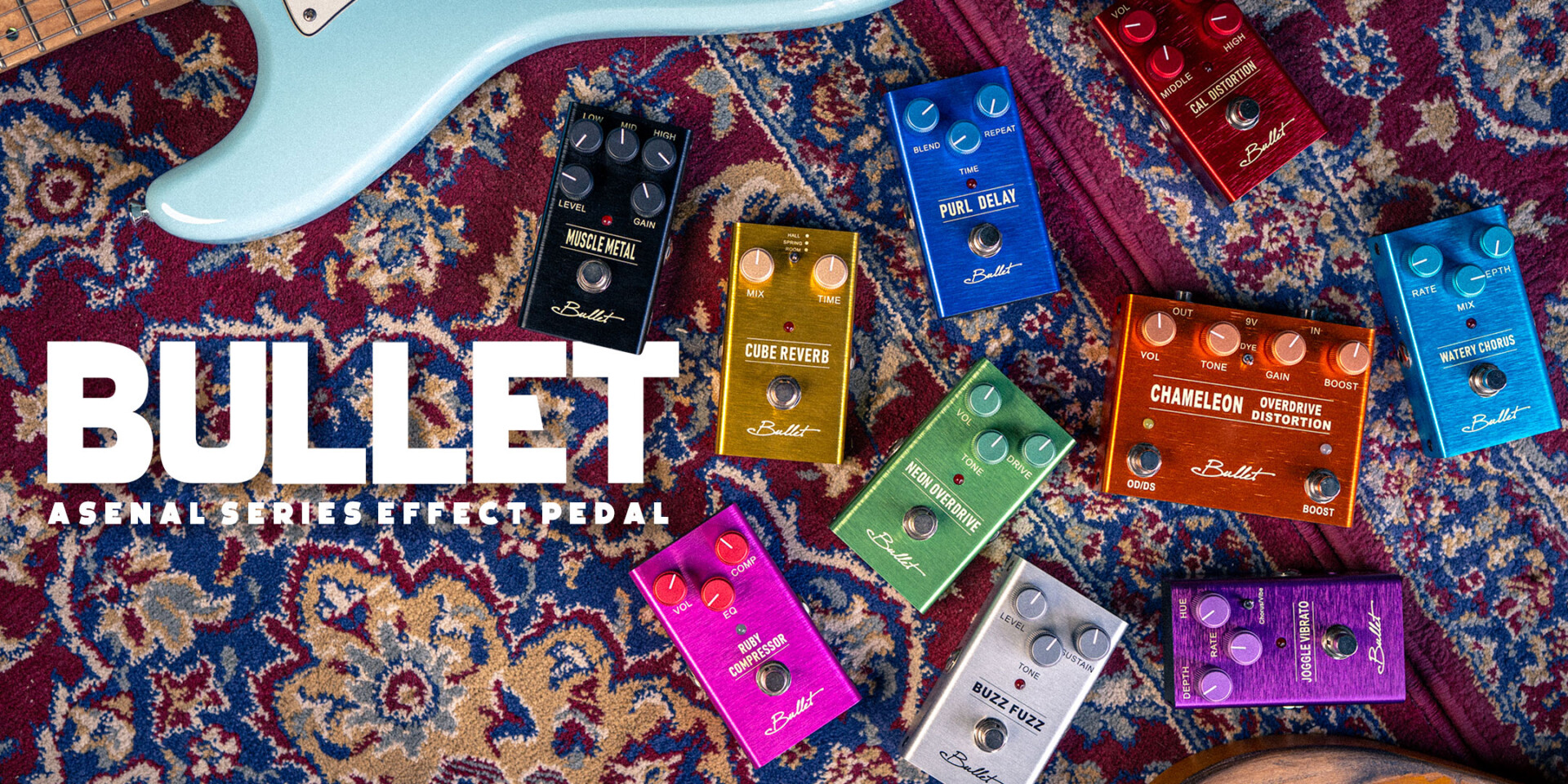 Bullet Effects Guitar Effect เอฟเฟคก้อนกีต้าร์ไฟฟ้า เอฟเฟคกีตาร์ ...