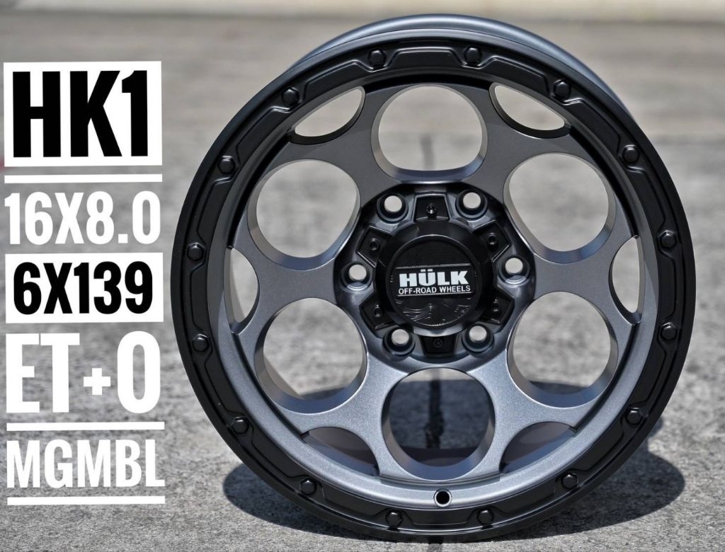 ล้อแม็กซ์ EMOTION R HK1ขอบ16 6รู139.7กว้าง8นิ้ว ET0ล้อแข็งแรง มี3สีให้ ...