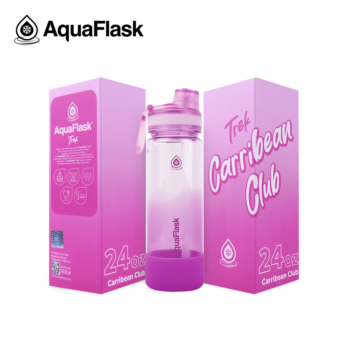 AquaFlask Trek Bottle New Color (16/24/40oz) - กระบอกน้ำพลาสติกพร้อม ...