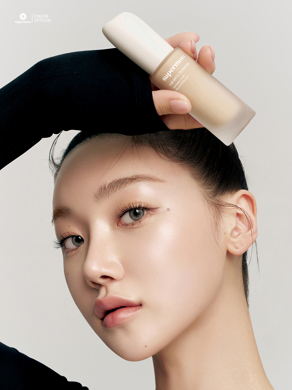 SUPERMOM l LUMI MATTE FOUNDATION รองพื้นเนื้อแมตต์ ติดทน ปกปิดระดับปาน ...
