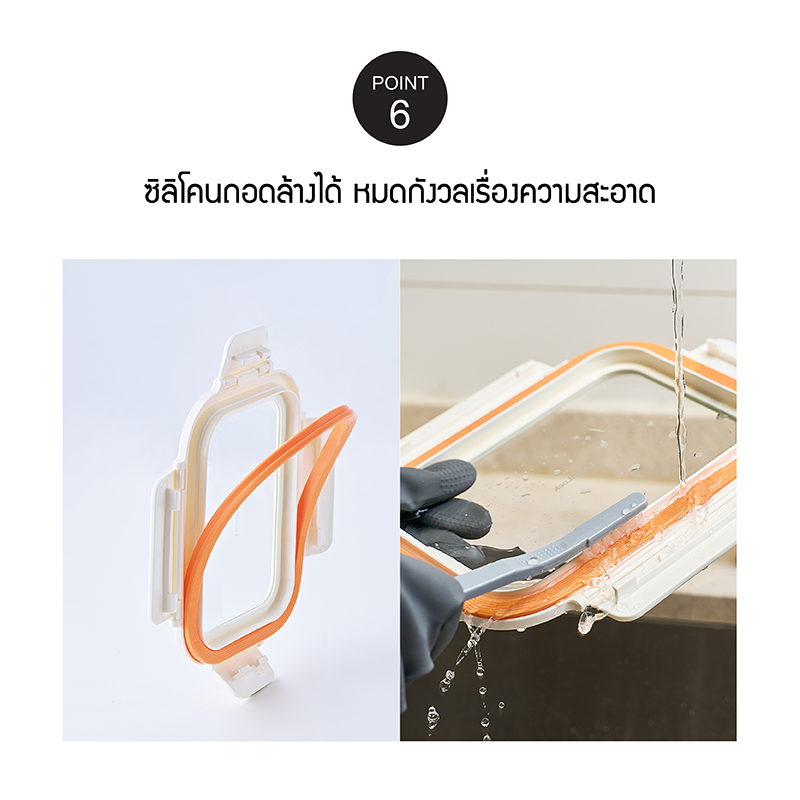 LocknLock The Cube กล่องใส่อาหาร ความจุ 300ml. - 1000ml. รุ่น THE CUBE ...