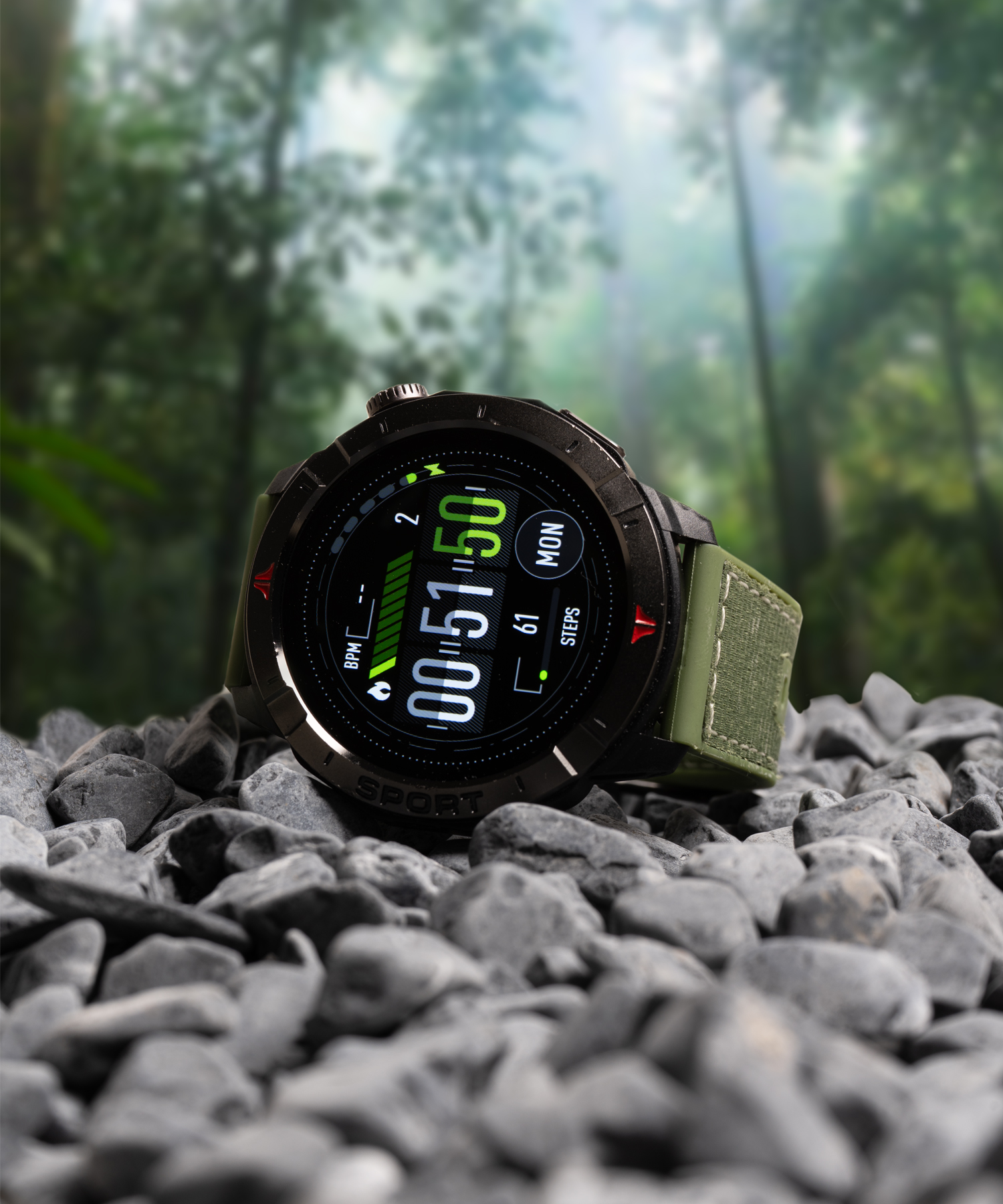 Aolon Navi R4 GPS นาฬิกาอัจฉริยะ 1.43หน้าจอ AMOLED 410mAh นาฬิกาสีดำ ...