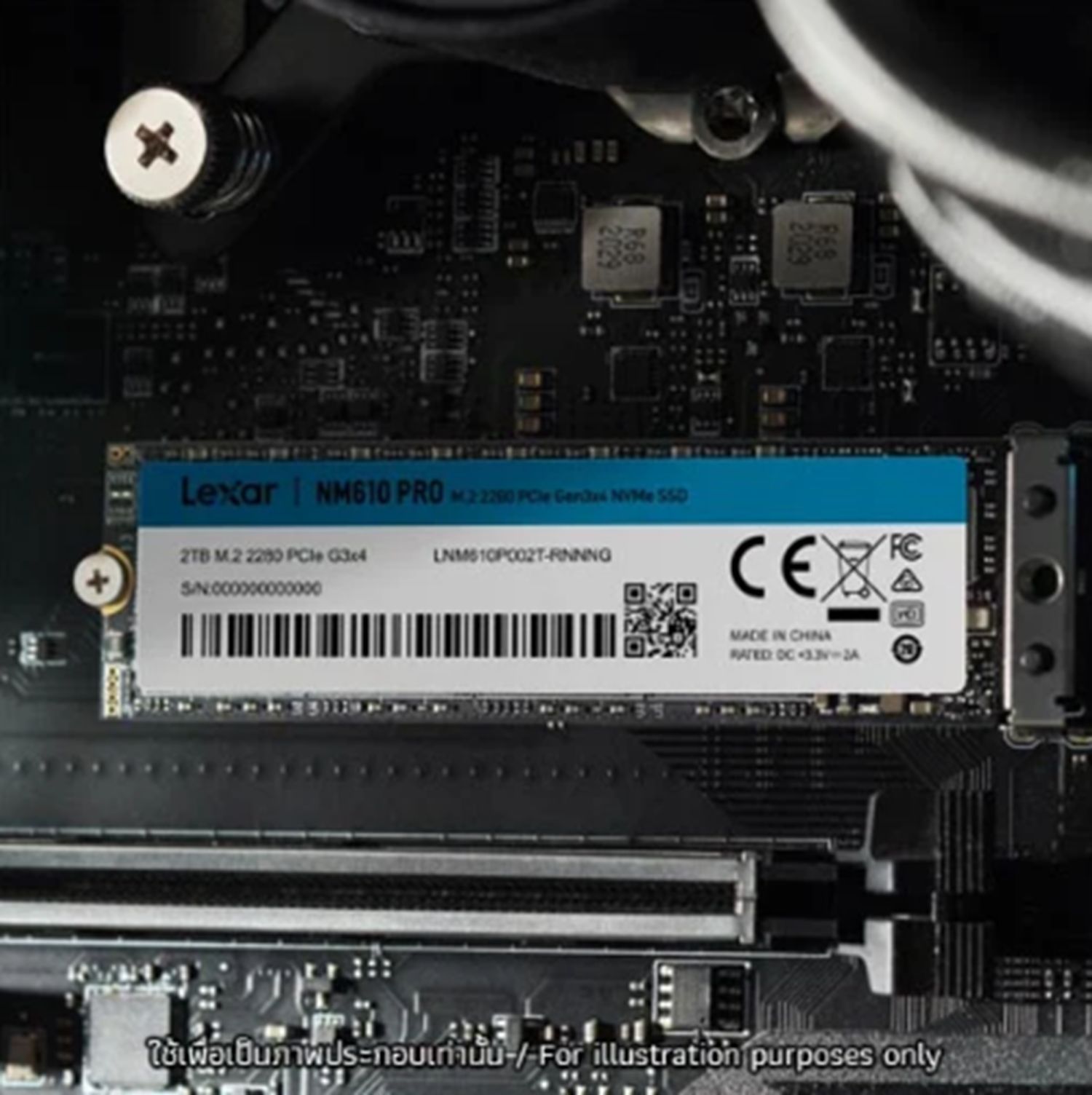 Lexar NM610 PRO 500GB / 1TB Internal SSD (เอสเอสดี ภายใน) M.2 2280 PCIe ...