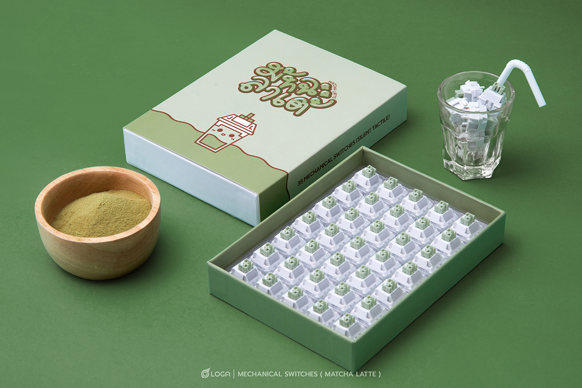 LOGA MECHANICAL KEYBOARD SWITCHES : NOMYEN / CHATHAI / NOMSOD / MATCHA ...