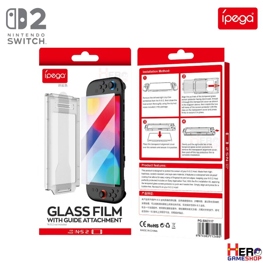 [Ipega] ฟิล์มกระจก Switch2 / กระจกนิรภัย / กันรอยหน้าจอ 9H นินเทนโด้สวิตซ์2 🇹🇭พร้อมส่งในไทย🇹🇭 ...
