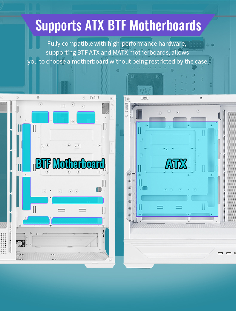 Huntkey MVP Destiny เคสคอม ATX ใส่พัดลม 10 ตัว รองรับ Type-C | แข็งแรง ...