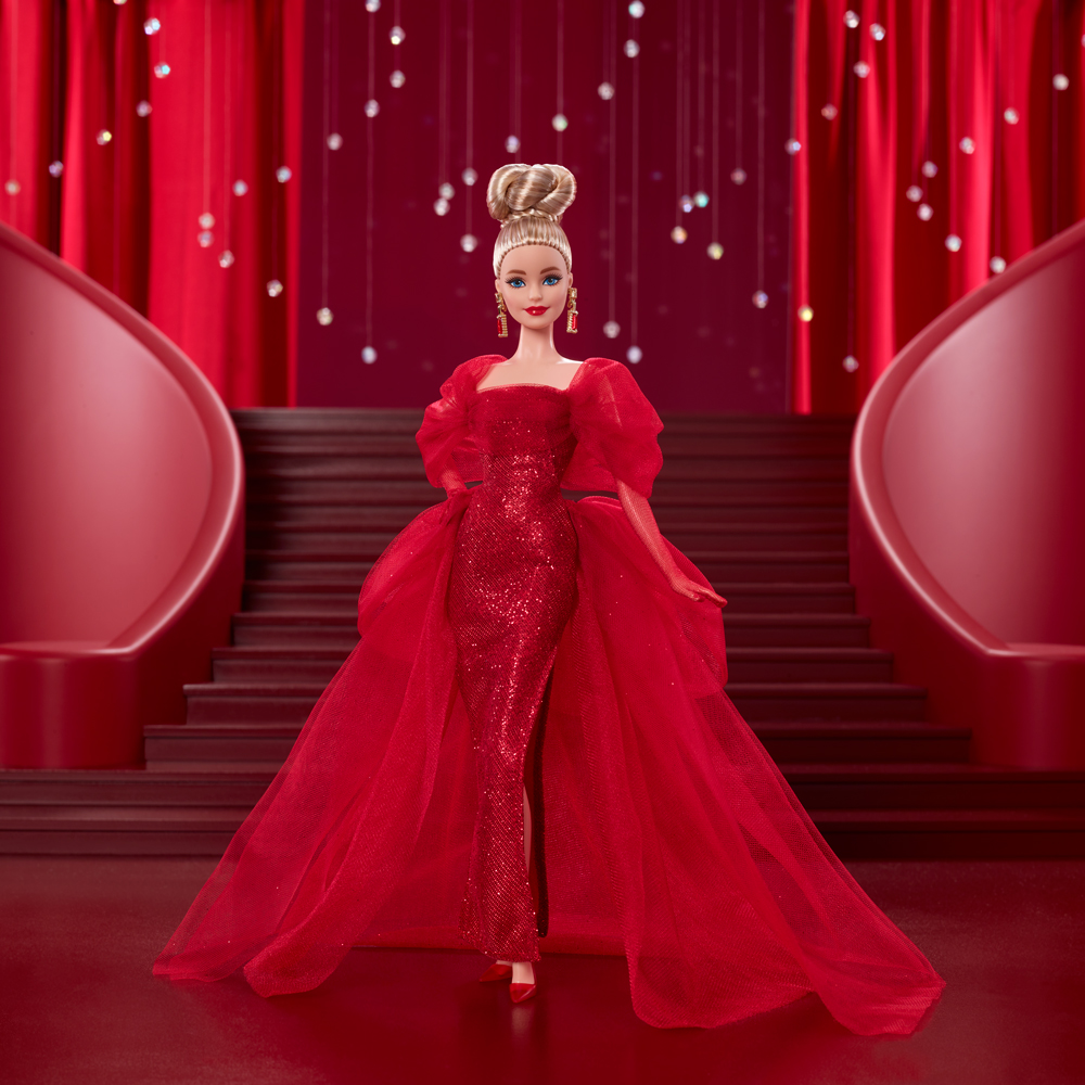 Barbie Signature Mattel 80th Anniversary Ruby Red Dolls บาร์บี้ ซิก ...