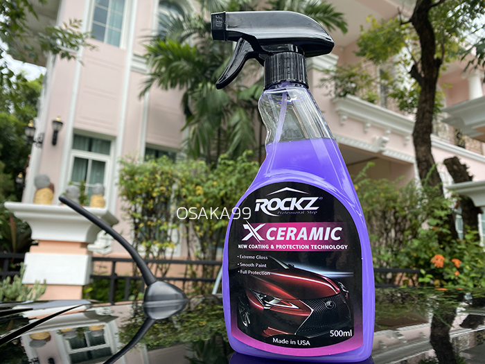 ROCKZ X CERAMIC (3in1) Extra ใหม่ล่าสุด น้ำยาเคลือบเงา สเปรย์เคลือบแก้ว ...