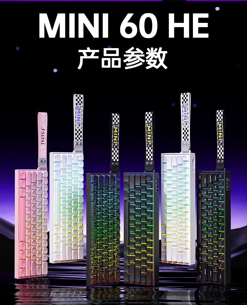AULA Mini60HE (Pro/Max) Tri-Mode Magnetic Keyboard High-Performance 8Khz (ENG) I รับประกัน 2 ปี ...