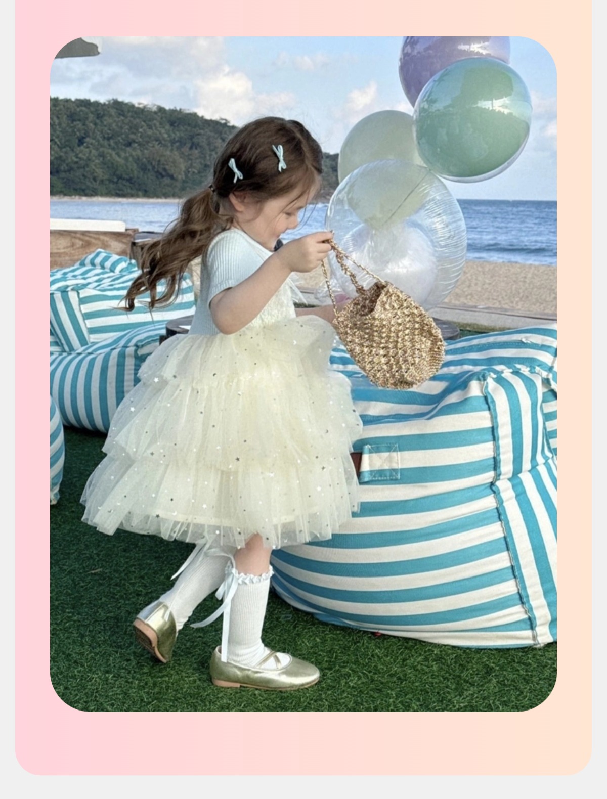 PRINCESS KESLI เด็กผู้หญิงชุดเดรสลูกไม้สีขาว สำหรับเด็กผู้หญิง ชุดเจ้า ...