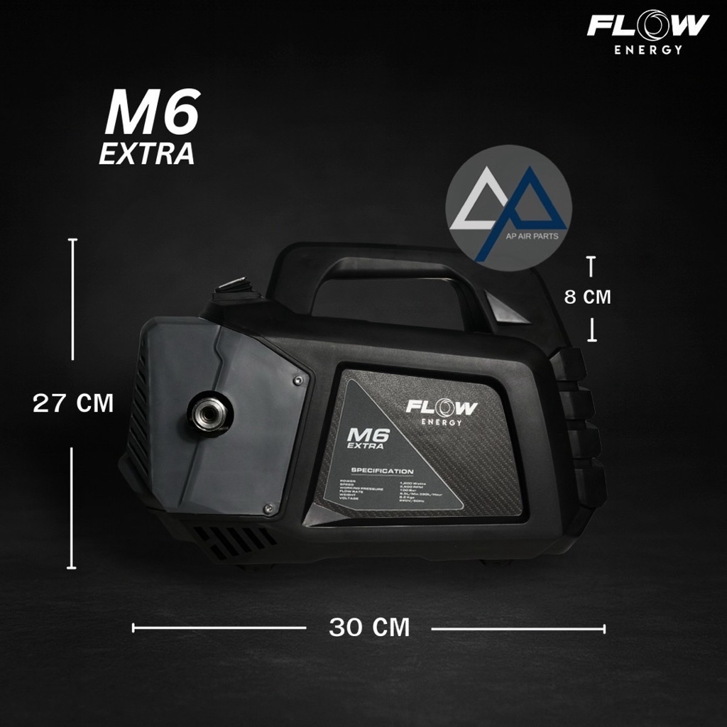 AP อะไหล่แอร์ ปั๊มน้ำล้างแอร์ FLOW Energy M9 B2 M6 EXTRA 2025 (ใหม่ล่าสุด‼️) 100-180 บาร์ ...