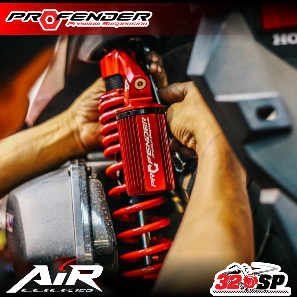 รับประกัน 1 ปี!! โช๊คหลัง PROFENDER AIR SERIES HONDA CLICK160 STANDARD ...