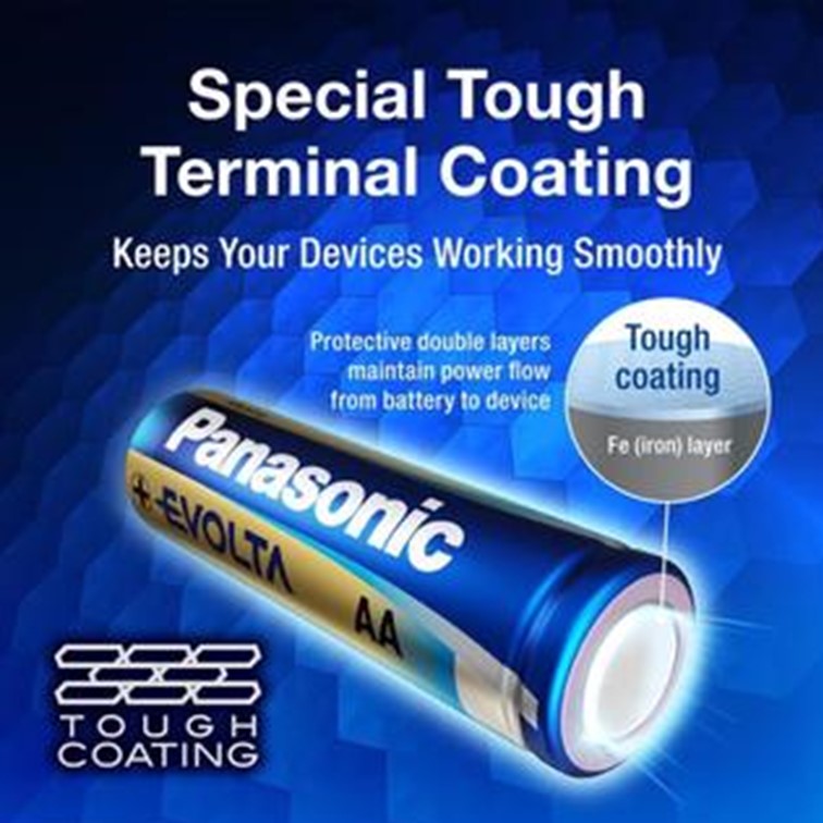 แท้ 100% Panasonic EVOLTA AA/AAA Premium Alkaline Battery ถ่านอัลคาไลน์ พานาโซนิค อีโวลต้า 1.5v ...