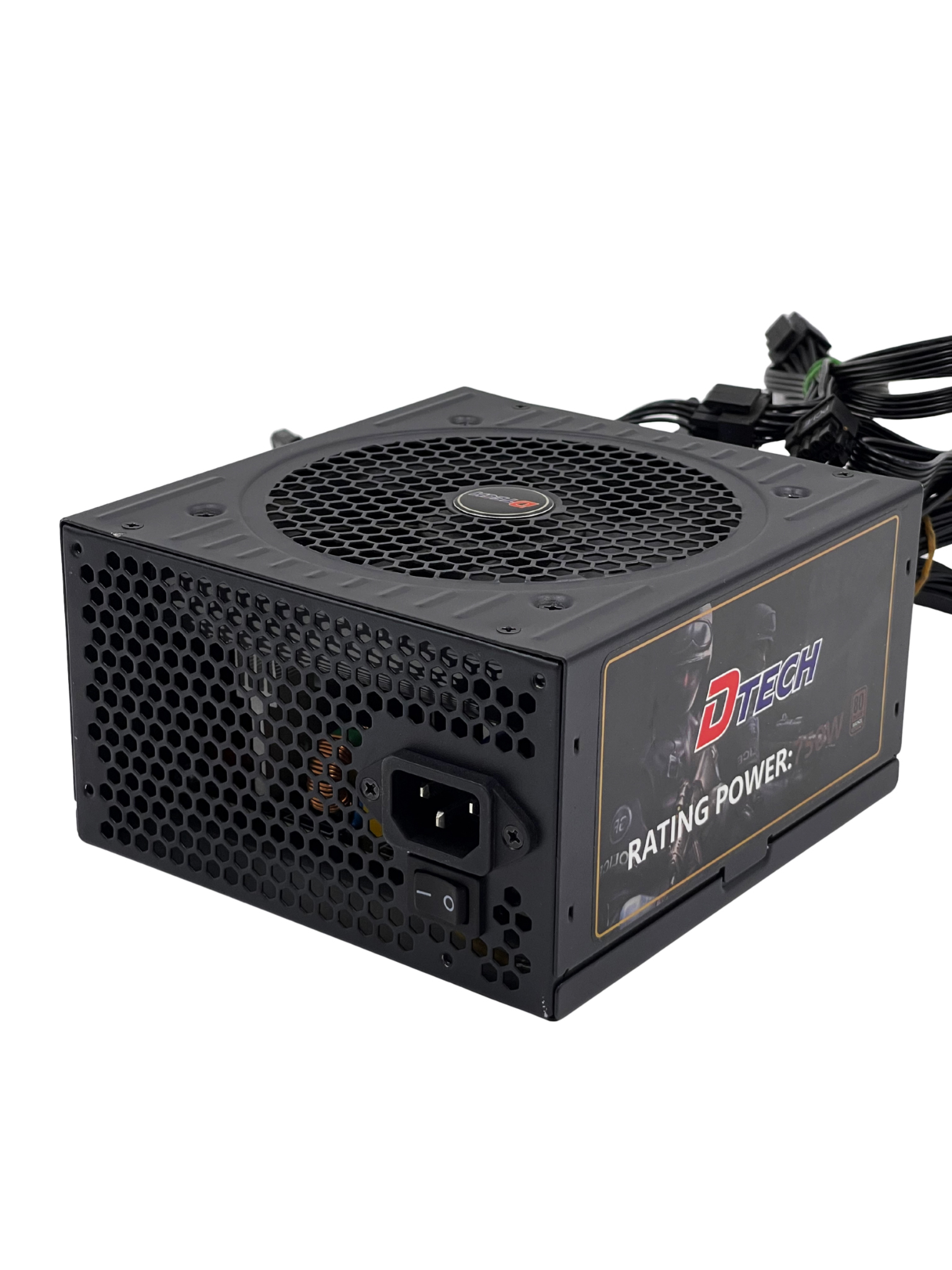 Power Dtech 750W 80+ Model PW071A(750W) มือสอง ใช้งานปกติ ประกัน 15 วัน ...