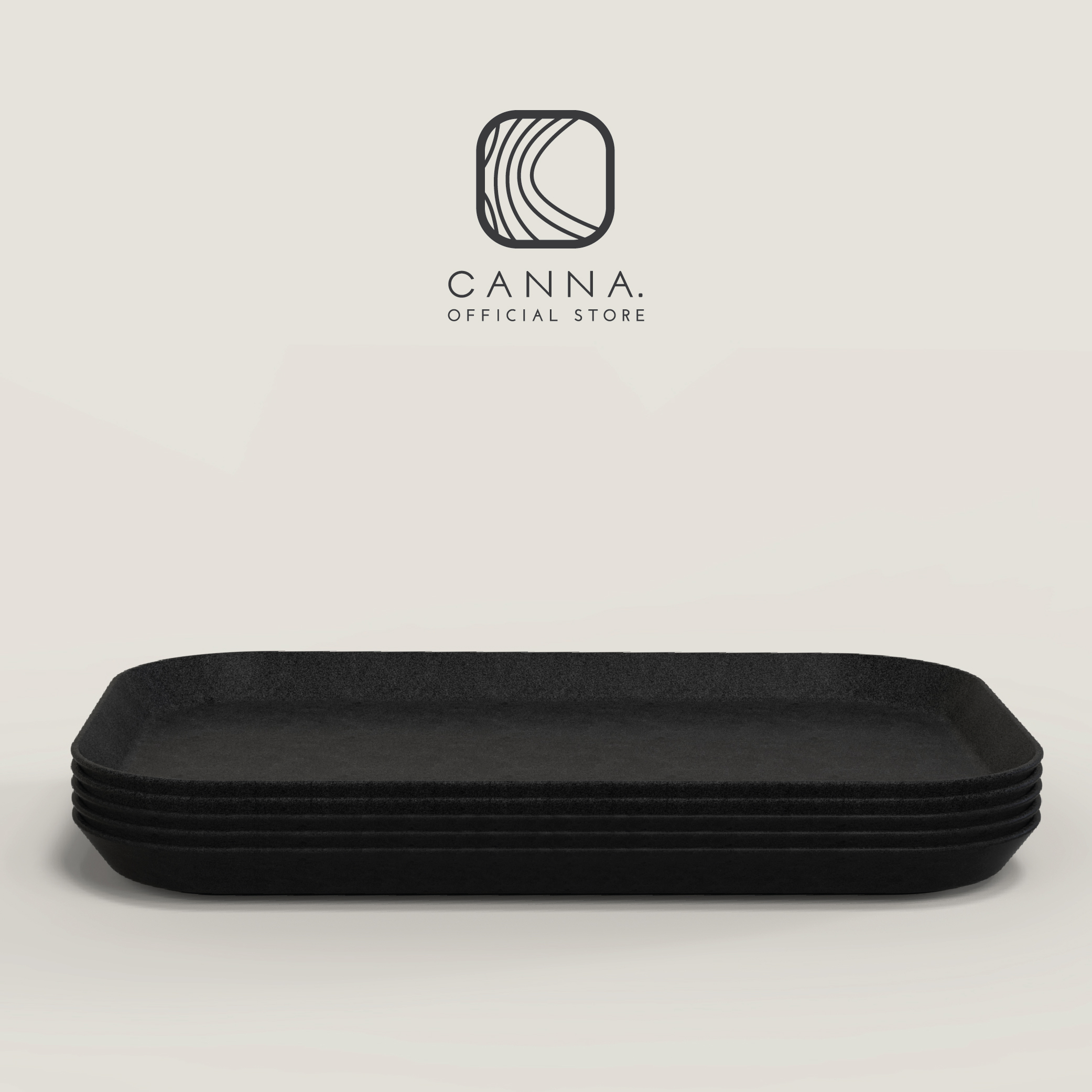 Canna - Tray ถาดวางของมินิมอล ถาดอเนกประสงค์ ECO-Friendly จากแกลบข้าว ...