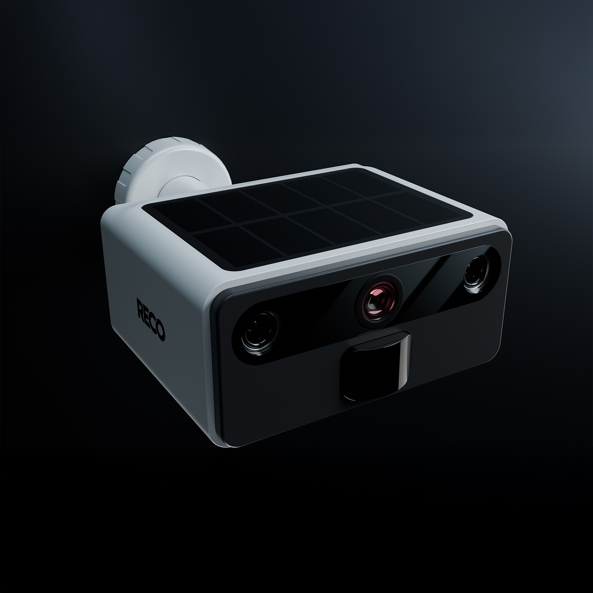 RECO 4G SOLAR กล้องวงจรปิดไร้สาย ใช้พร้อมชาร์จ แผงโซลาร์เซลล์ในตัว ความคมชัดสูง แบตเตอรี่อึด ...