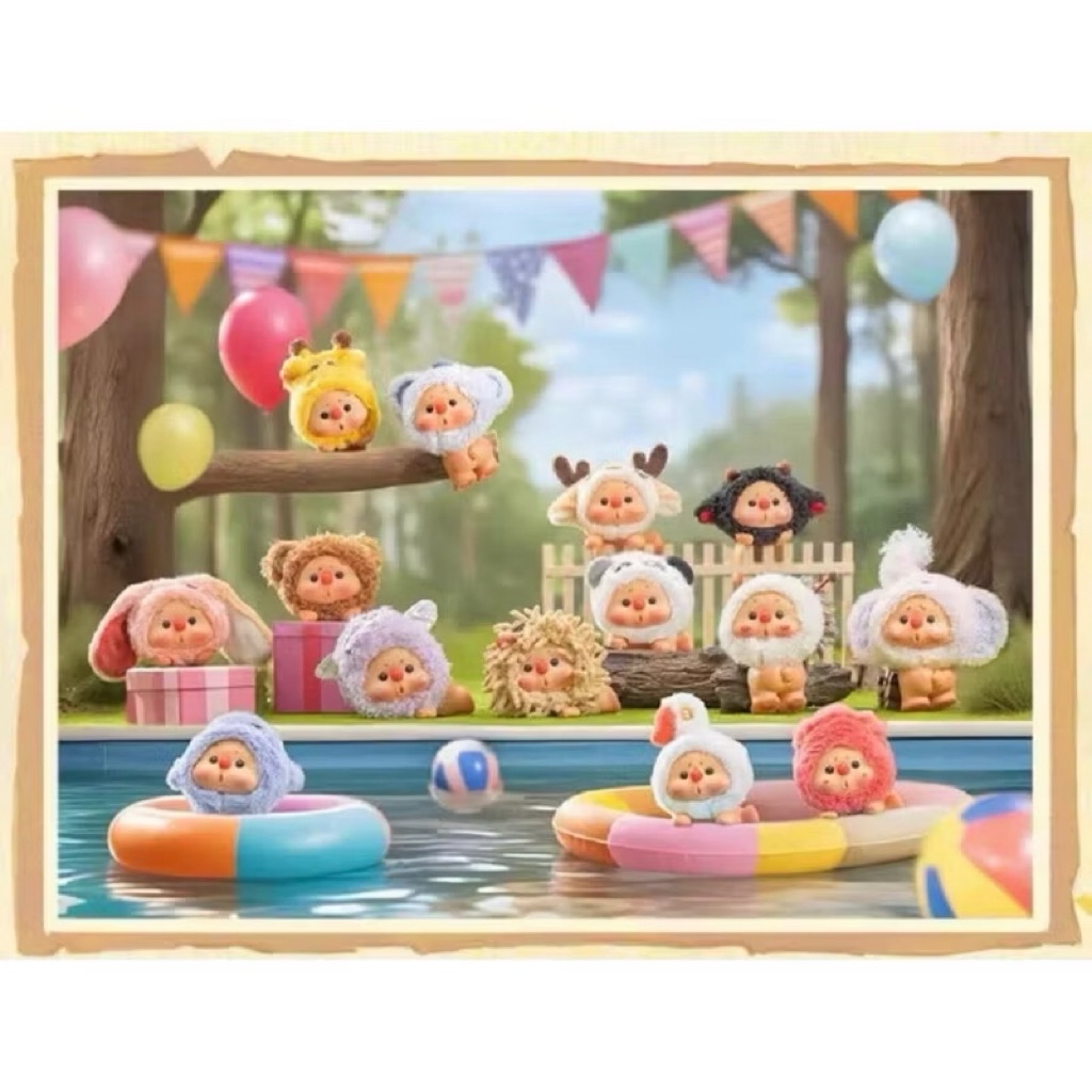 ส่งไว🔥 (แบบจุ่ม) ตุ๊กตาเกาะโทรศัพท์ OYO V.2 V.3 Bear Animal Party Series mini ของแท้ น่ารักมาก💕 ...