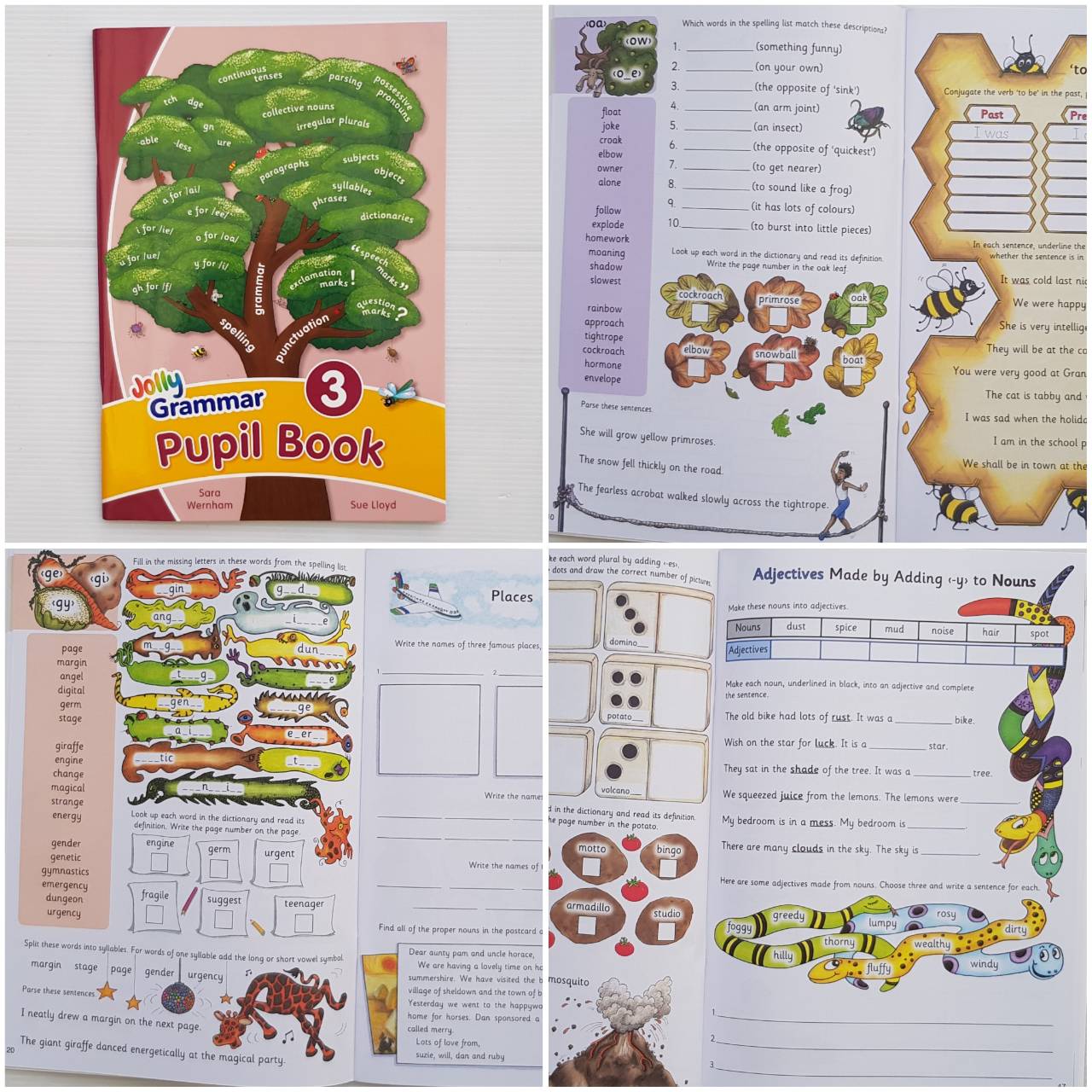 C Jolly Phonics pupil 1,2,3: In Precursive Letters or Jolly Grammar ...
