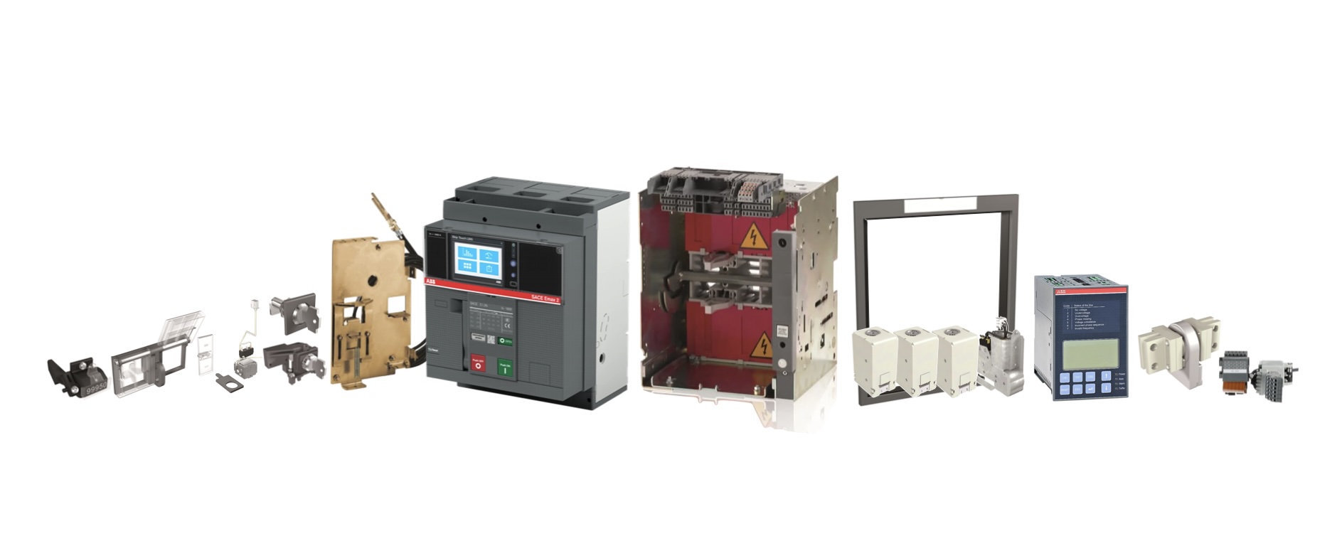 ABB ตัวควบคุมถ่ายโอนอัตโนมัติ ATS022 E1.2 - E6.2 220Vac Automatic ...