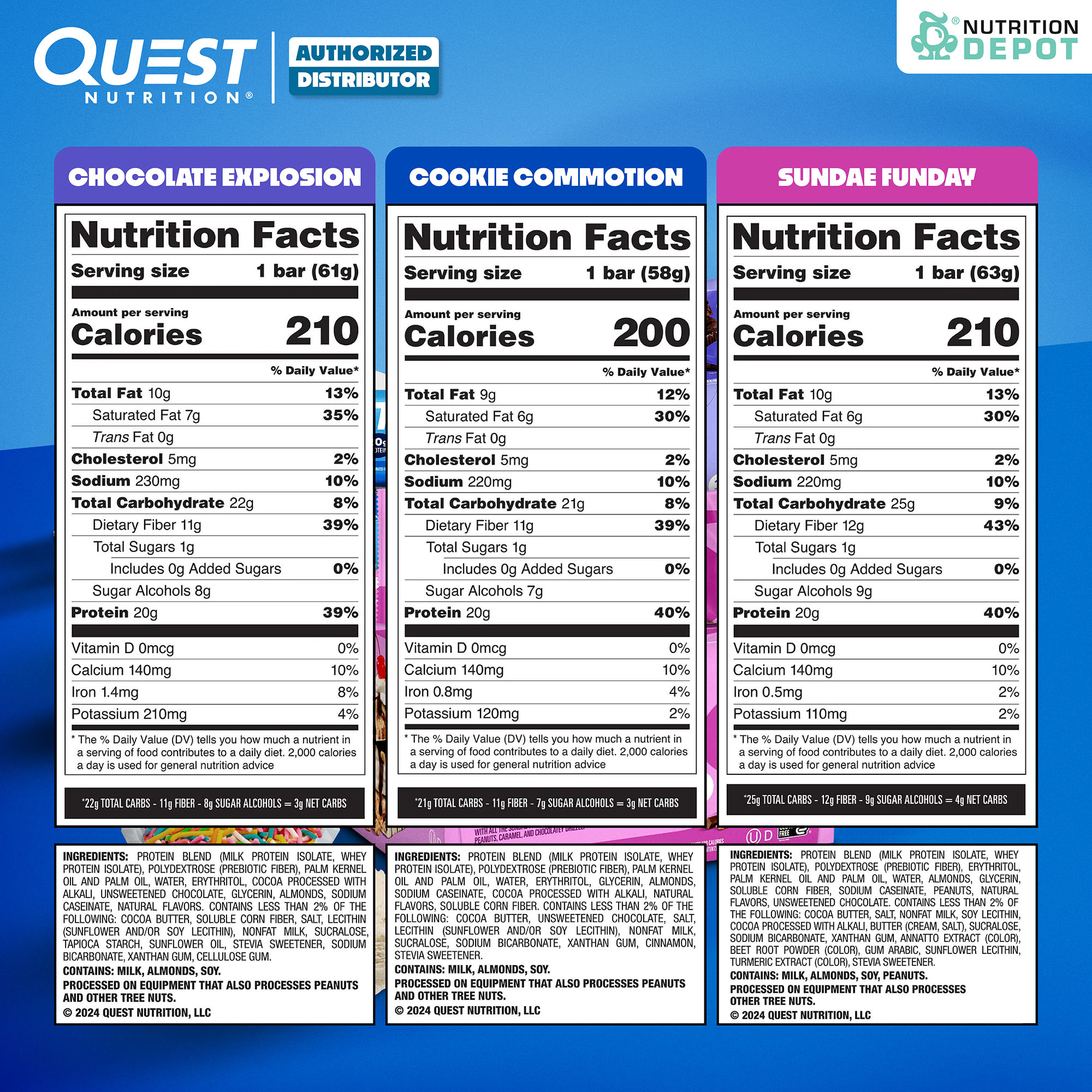 โปรตีนบาร์ Quest Protein Bar Overload 6 Bar (6 ชิ้น ) | Shopee Thailand