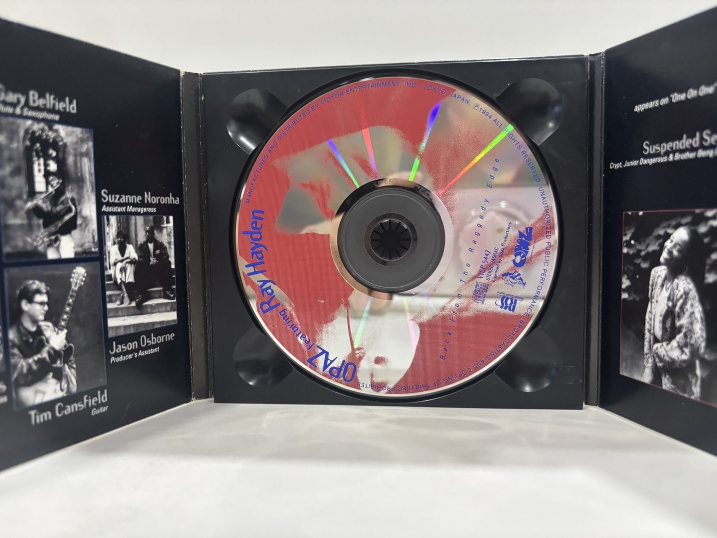 1 CD MUSIC ซีดีเพลงสากล OPAZ Featuring RAY HAYDEN BACK FROM THE RAGGEDY ...