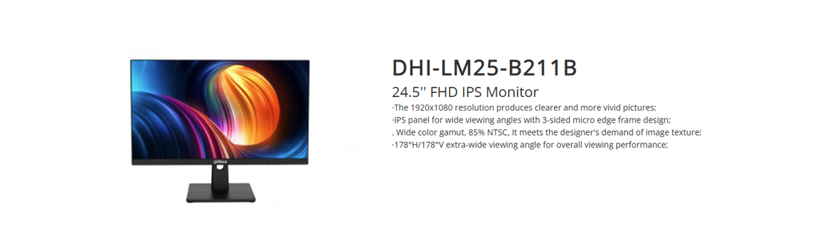 DAHUA Monitor(จอมอนิเตอร์)DHI-LM25-B211B 24.5 นิ้ว FHD IPS 120Hz HDMI | Shopee Thailand