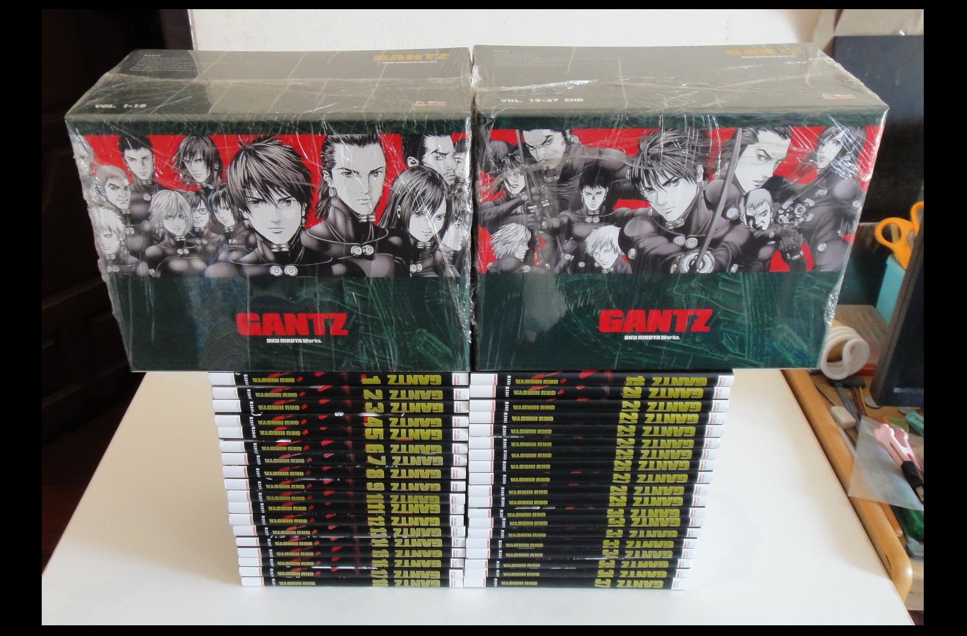 หนังสือการ์ตูน Boxset Gantz BB กันสึ เล่ม 1-37 ครบจบ (กล่อง 2 ใบ) ผลงาน ...