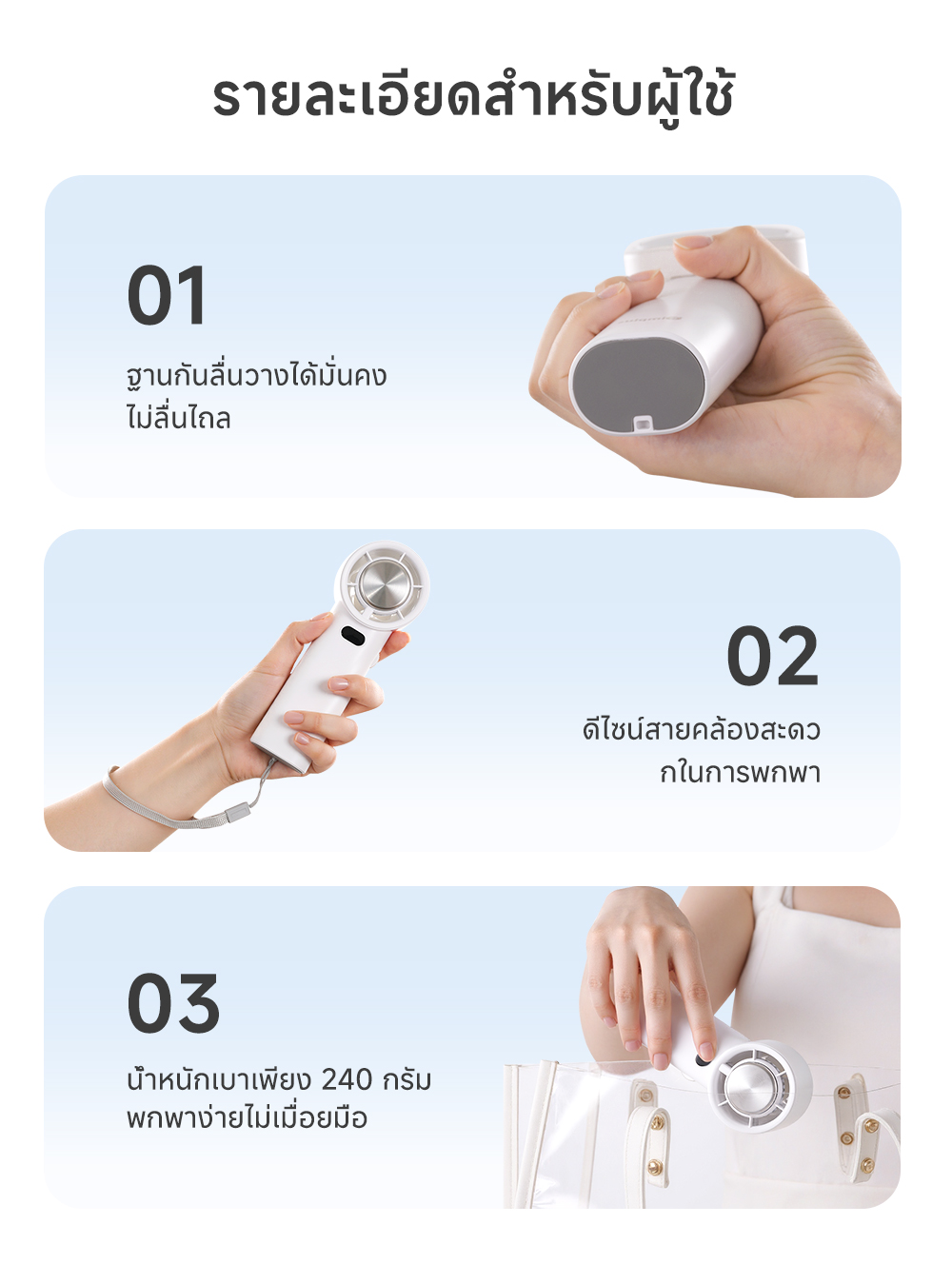 Simplus Mobile Cooling Fan Blast X พัดลมมือถือขนาดเล็ก ฟังก์ชั่นไอเย็น ความเร็ว 100 ระดับ ชาร์จ ...